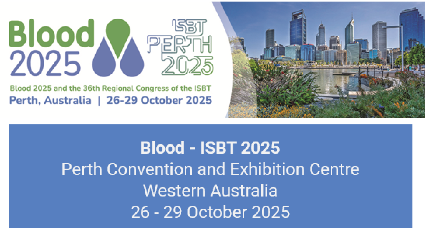 BLOOD 2025 Perth - ANZSBT